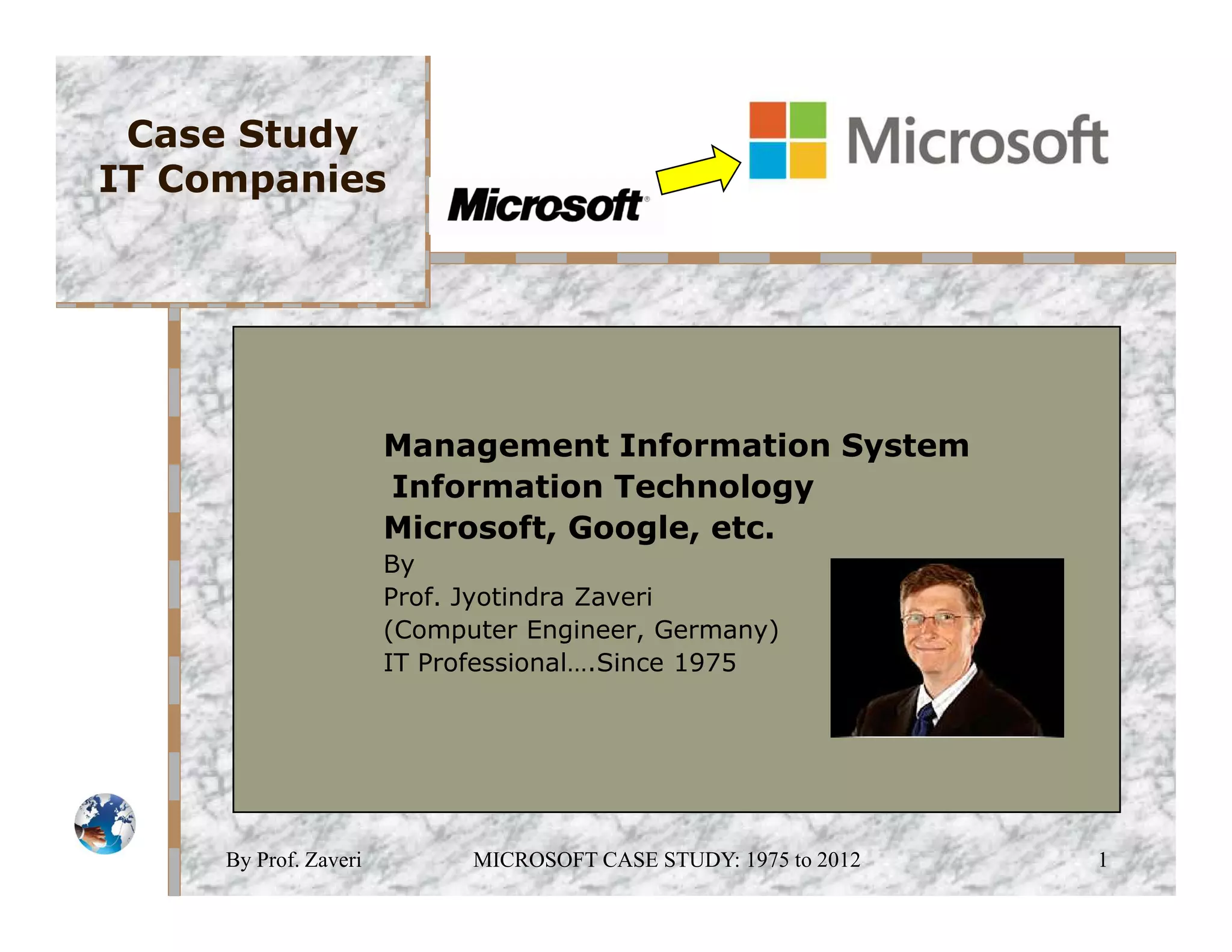 Microsoft Bill Gates - Case Study - MS DOS to XBOX - from 1975 | PDF
