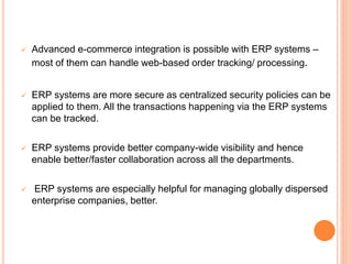 modules of erp | PPTX