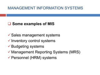 MIS(2b)-Information systems for decision making (1).pptx