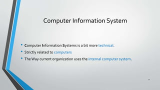 Management information System and its types | PPTX