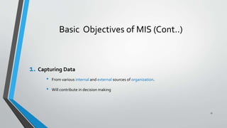 Management information System and its types | PPTX