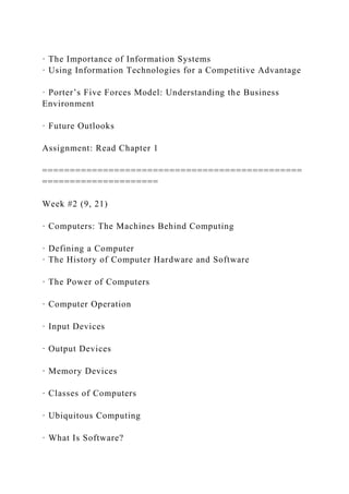 MIS 300 Management Information Systems Concepts and Applications .docx