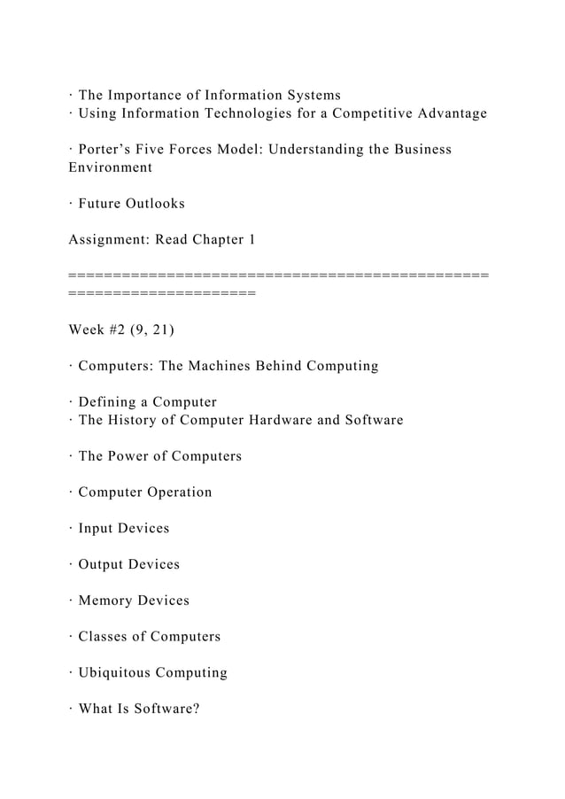 MIS 300 Management Information Systems Concepts and Applications .docx