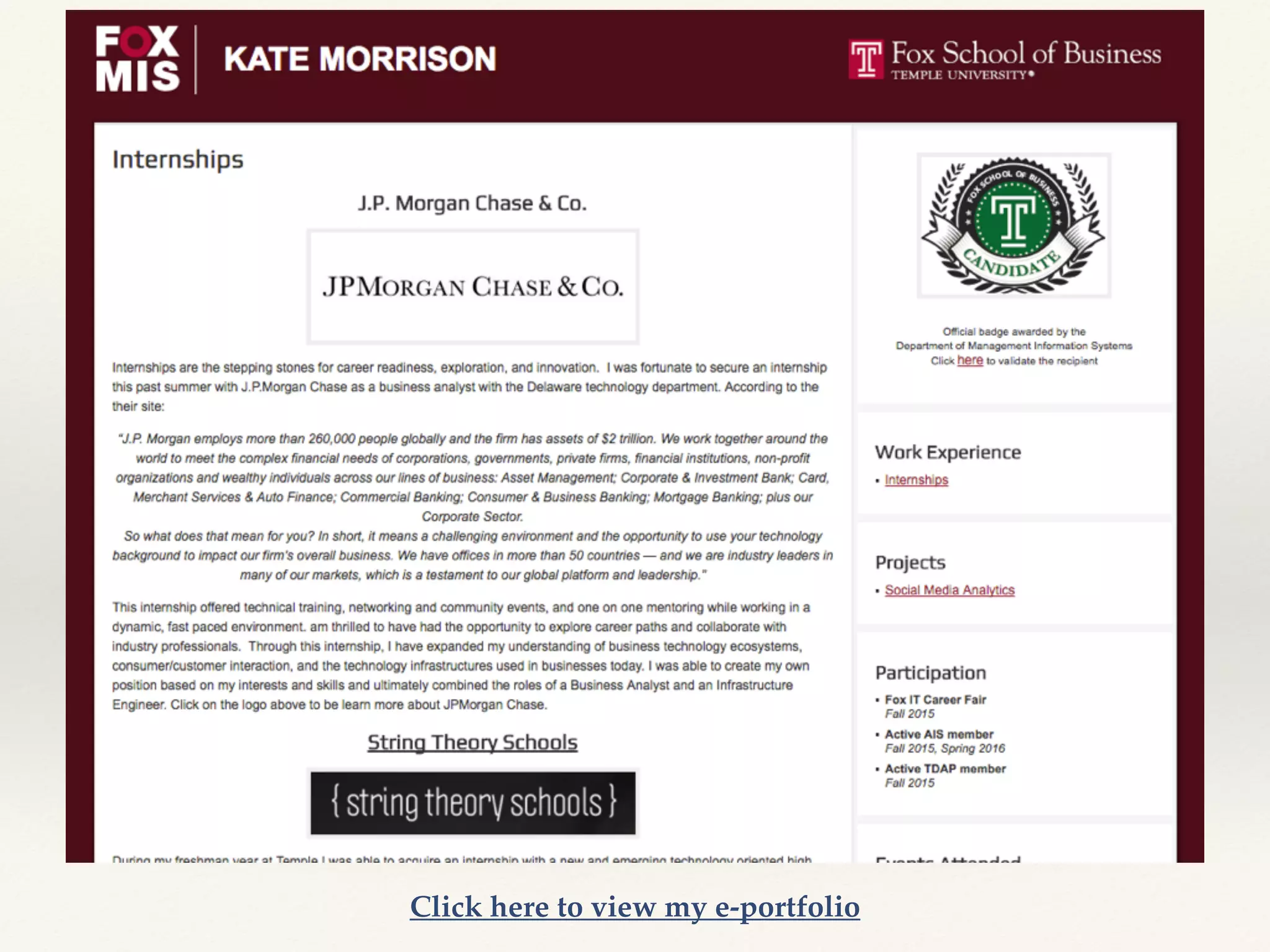 MIS 3581 Final Presentation (JPMC) | PPT | Free Download