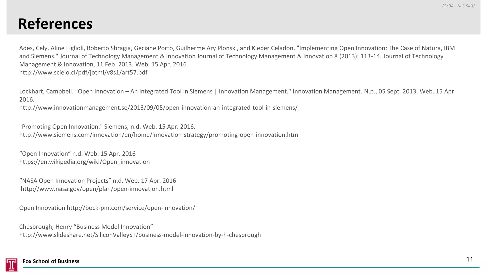 Siemens - open innovation case | PPTX