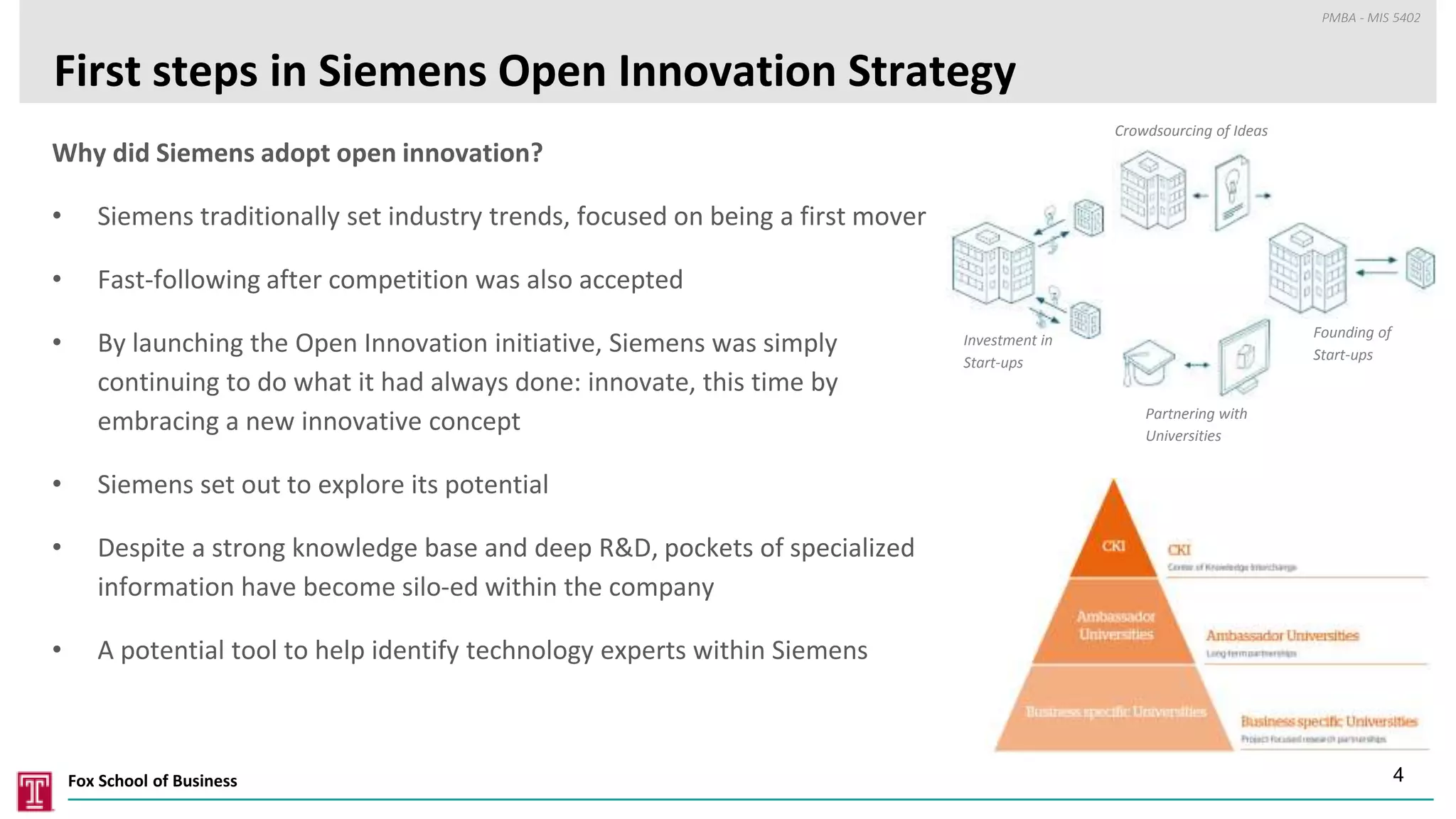 Siemens - open innovation case | PPTX