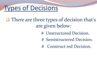 Enhancing decision making | PPT