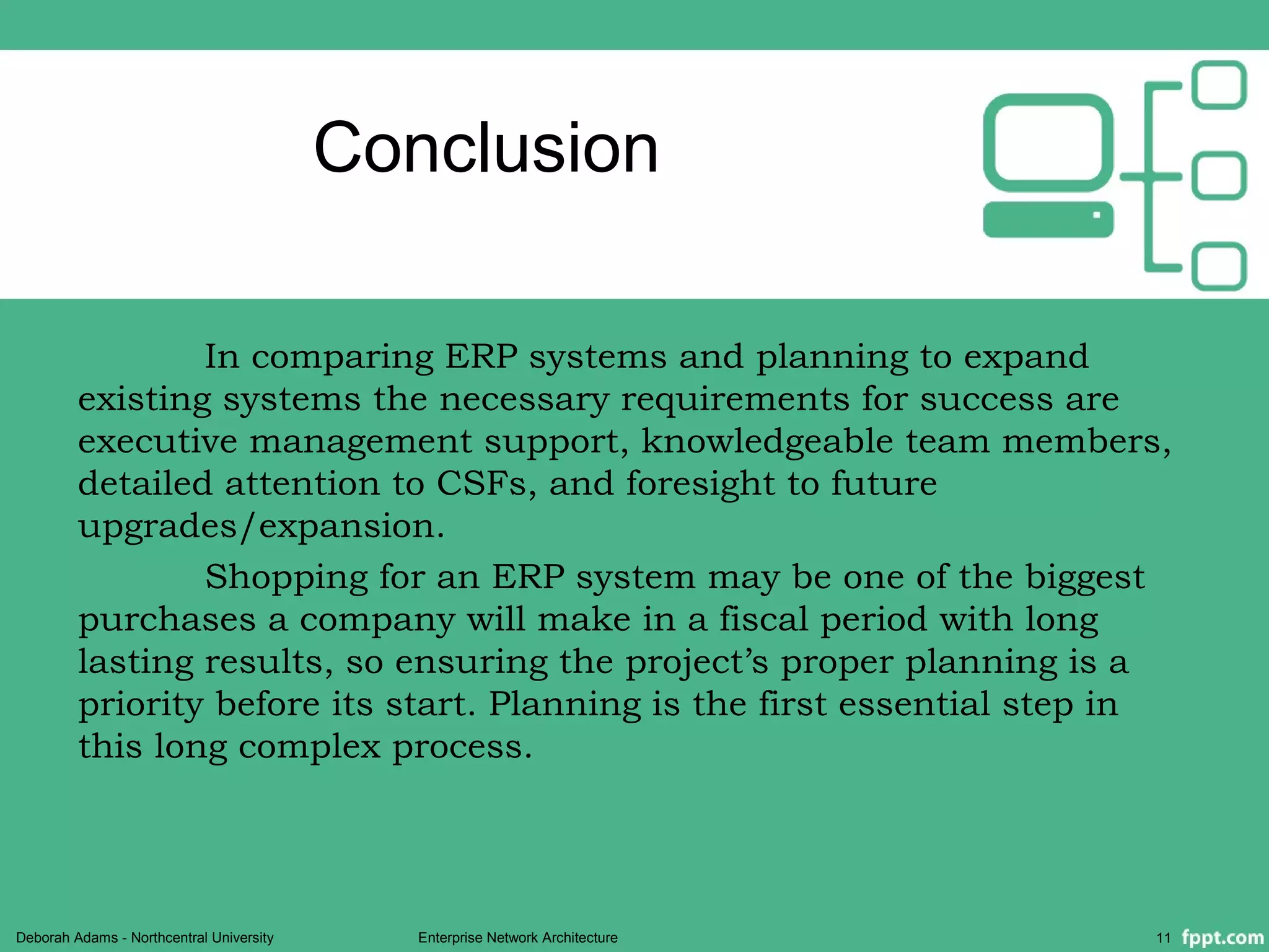architectures of erp systems | PPT