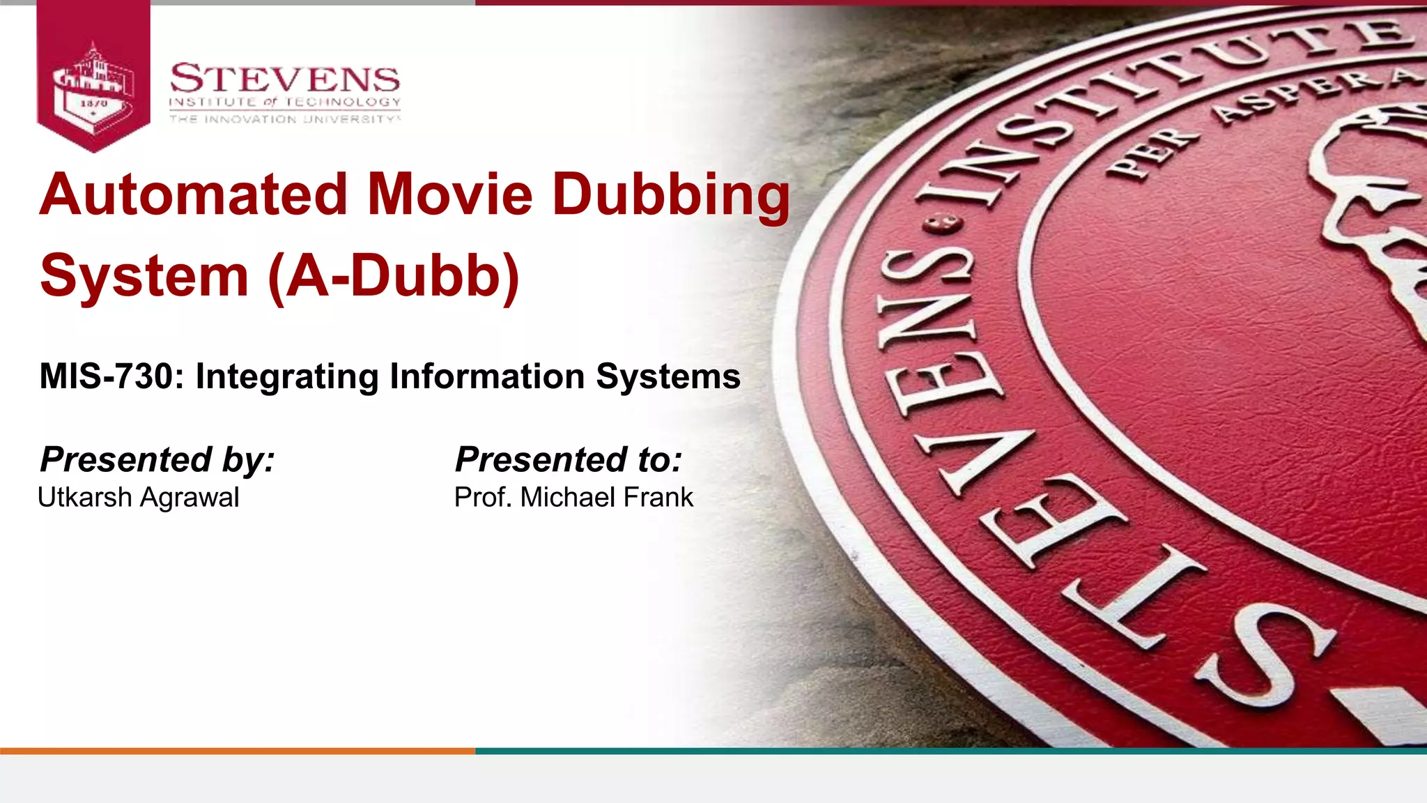 Voice Dubbing Automation | PPTX