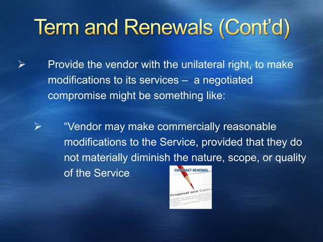 Legal Challenges in Contracting for Cloud Services | PPT