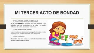 Actos De Bondad Para Niños