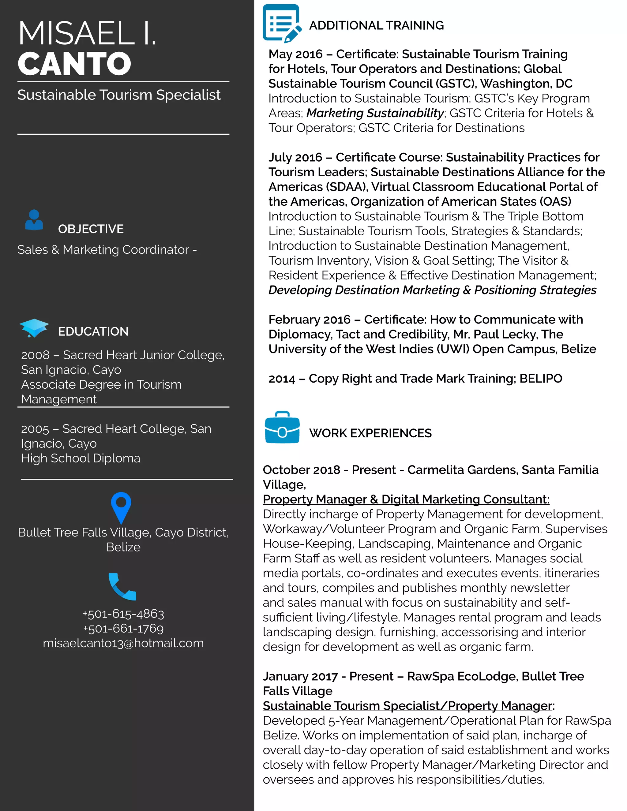 Misael canto cv | PDF