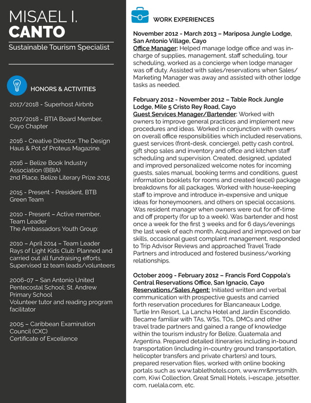 Misael canto cv | PDF