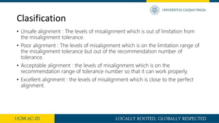 Misalignment vibration | PPTX