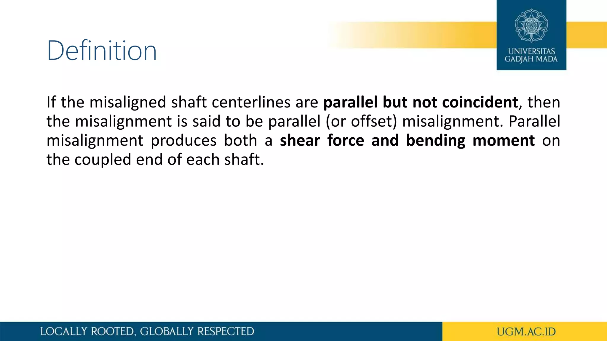 Misalignment vibration | PPTX