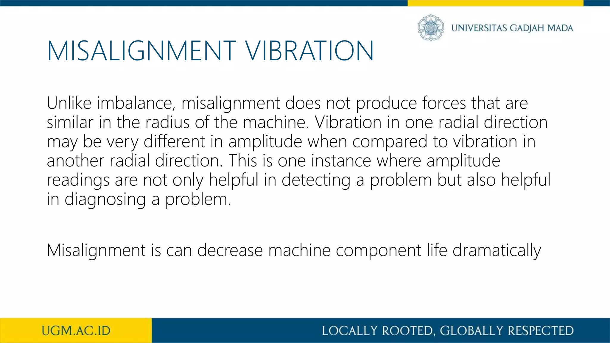Misalignment Vibration | PPTX