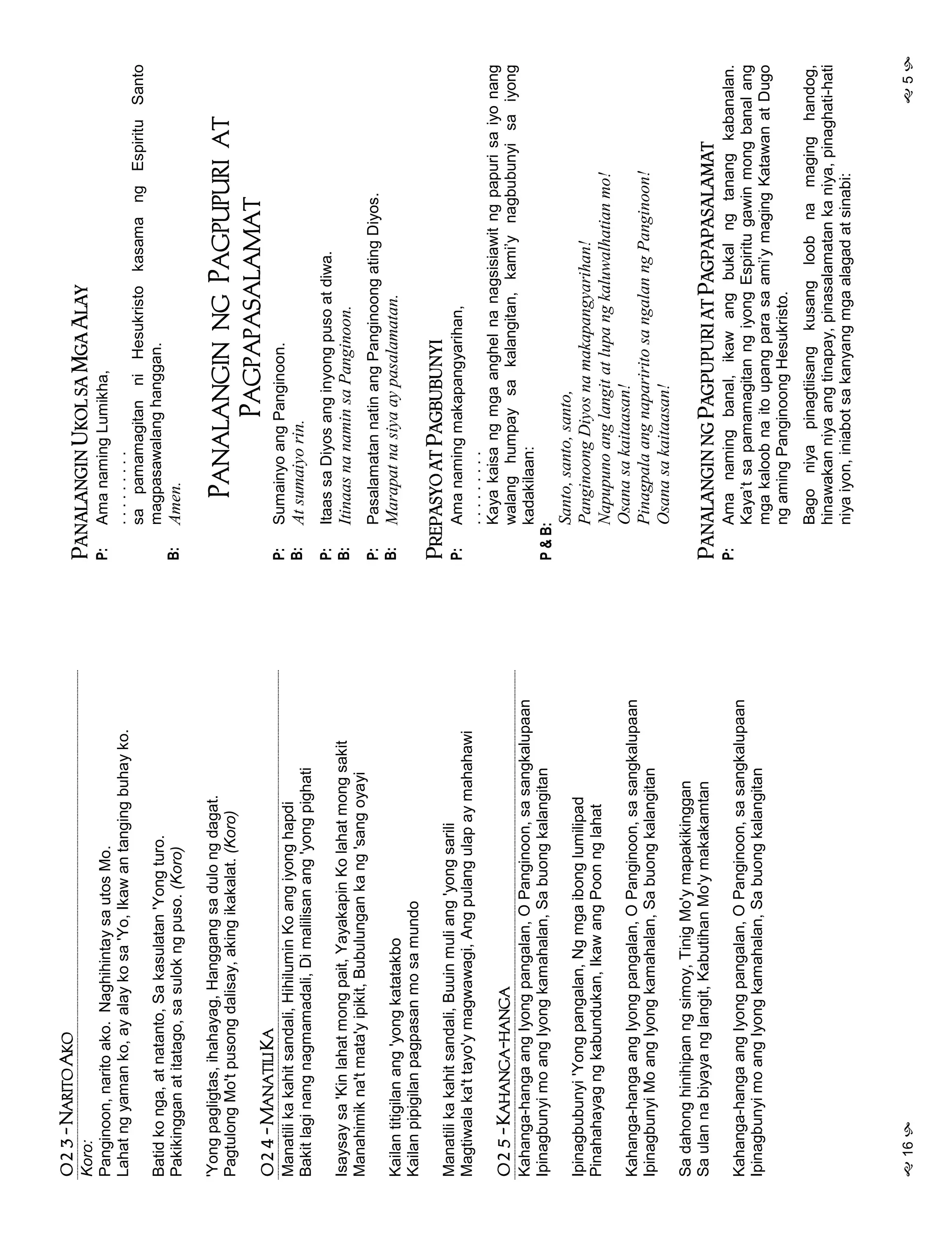 Misa ng Sambayanan | PDF