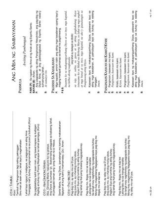 Misa ng Sambayanan | PDF