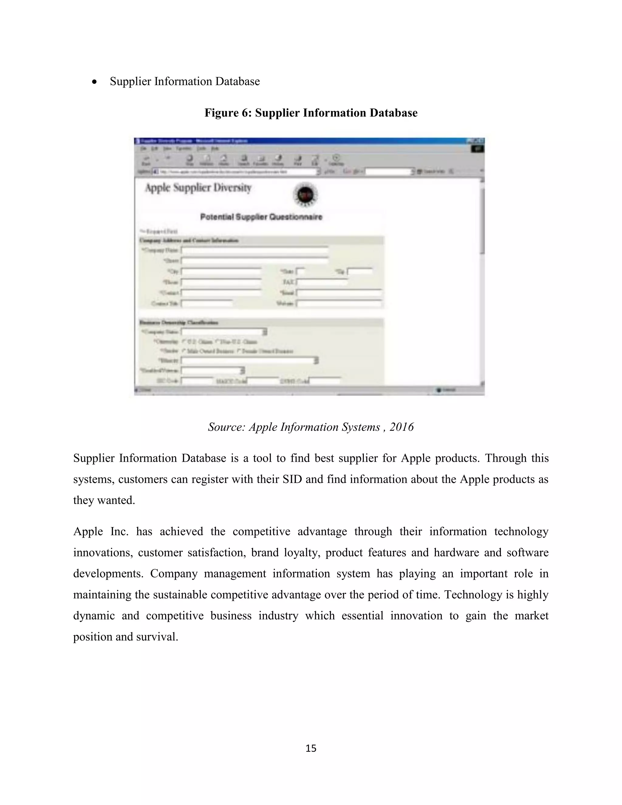 Management Information System- Apple Inc. | PDF