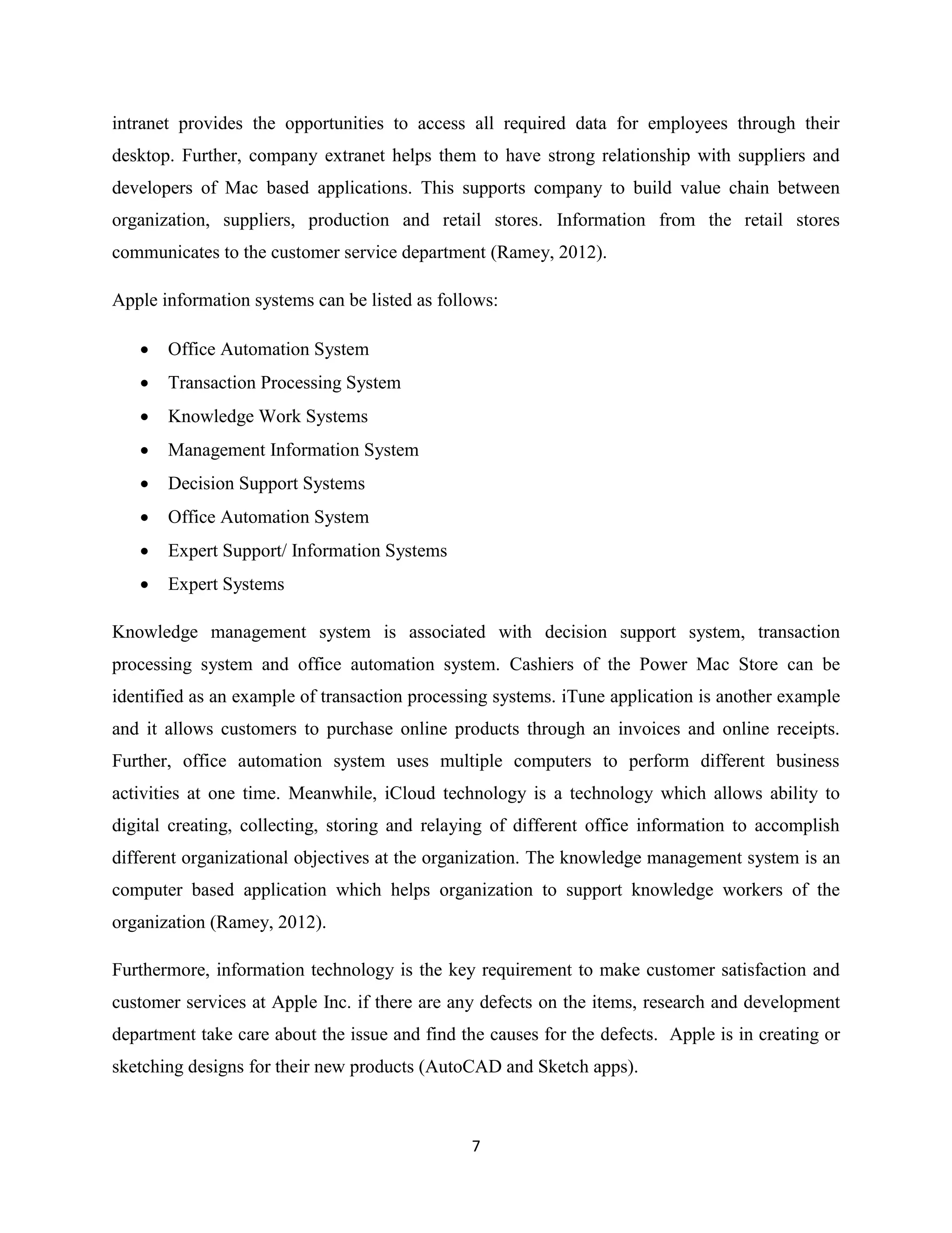 Management Information System- Apple Inc. | PDF