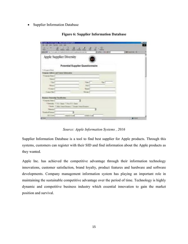 Management Information System- Apple Inc. | PDF