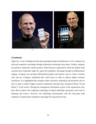 Management Information System- Apple Inc. | PDF