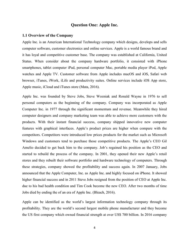 Management Information System- Apple Inc. | PDF