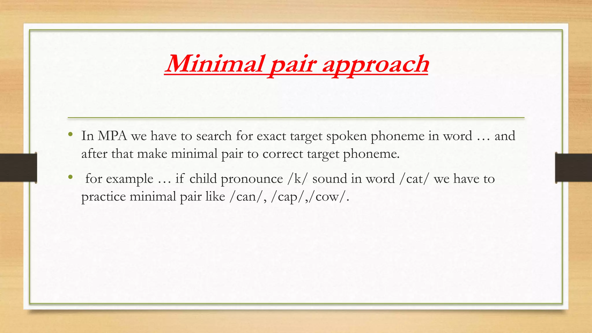 Misarticulation | PPTX