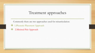 Misarticulation | PPTX