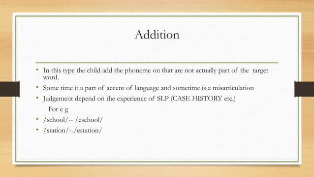 Misarticulation | PPTX | Dental Health | Diseases and Conditions