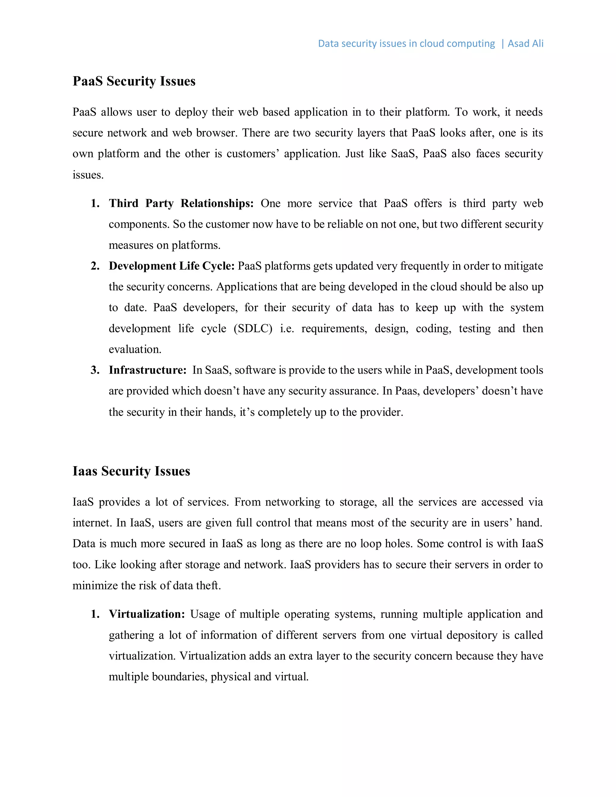 Data Security Issues In Cloud Computing Pdf Cloud Computing Internet
