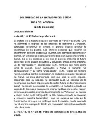Misas Natividad del Señor, P. Julio González Carretti | DOCX