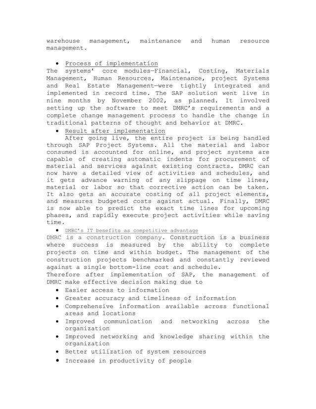 Mis assignment | DOCX