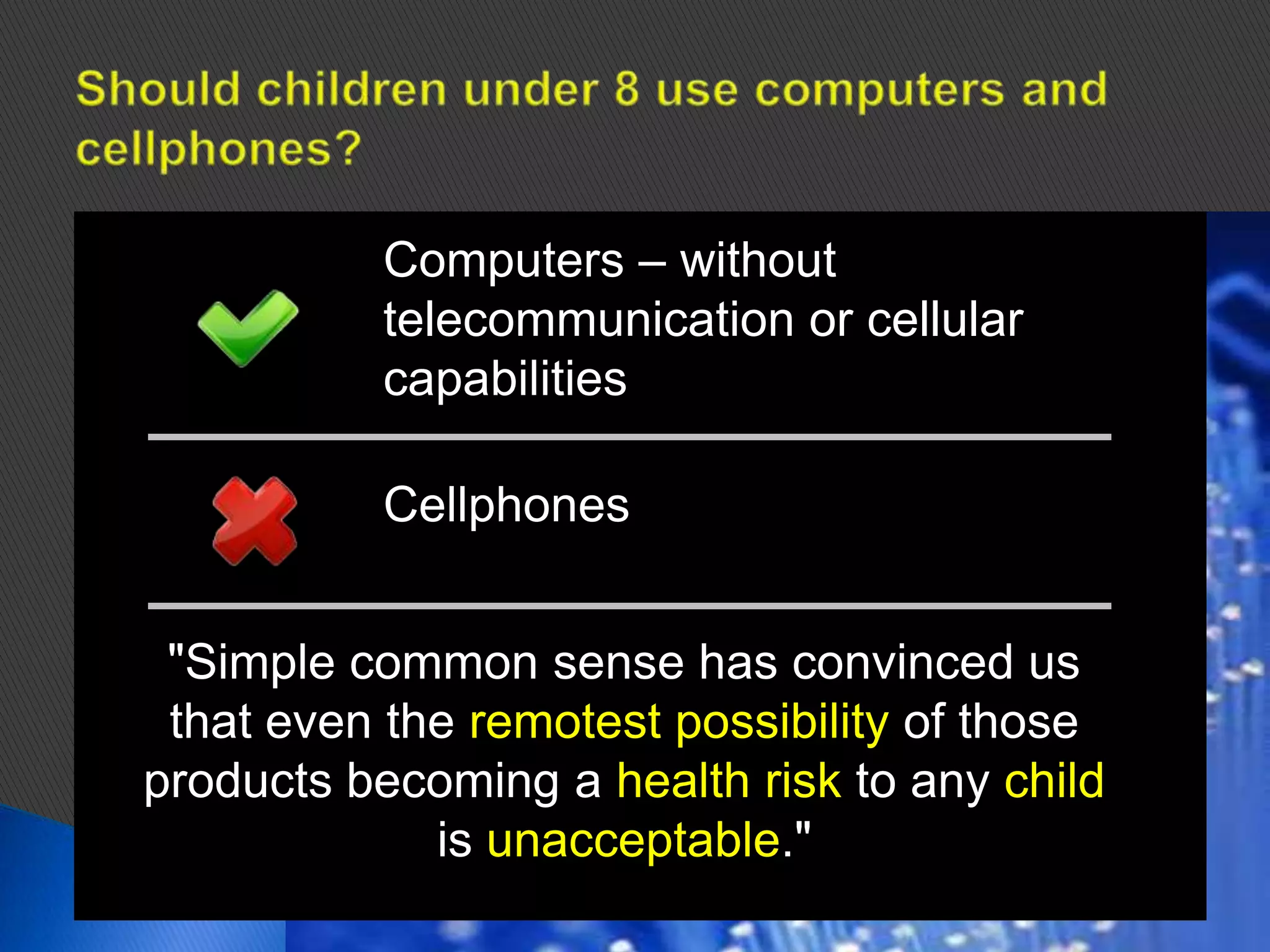 Technology. Too much technology? | PPTX | Technology & Computing