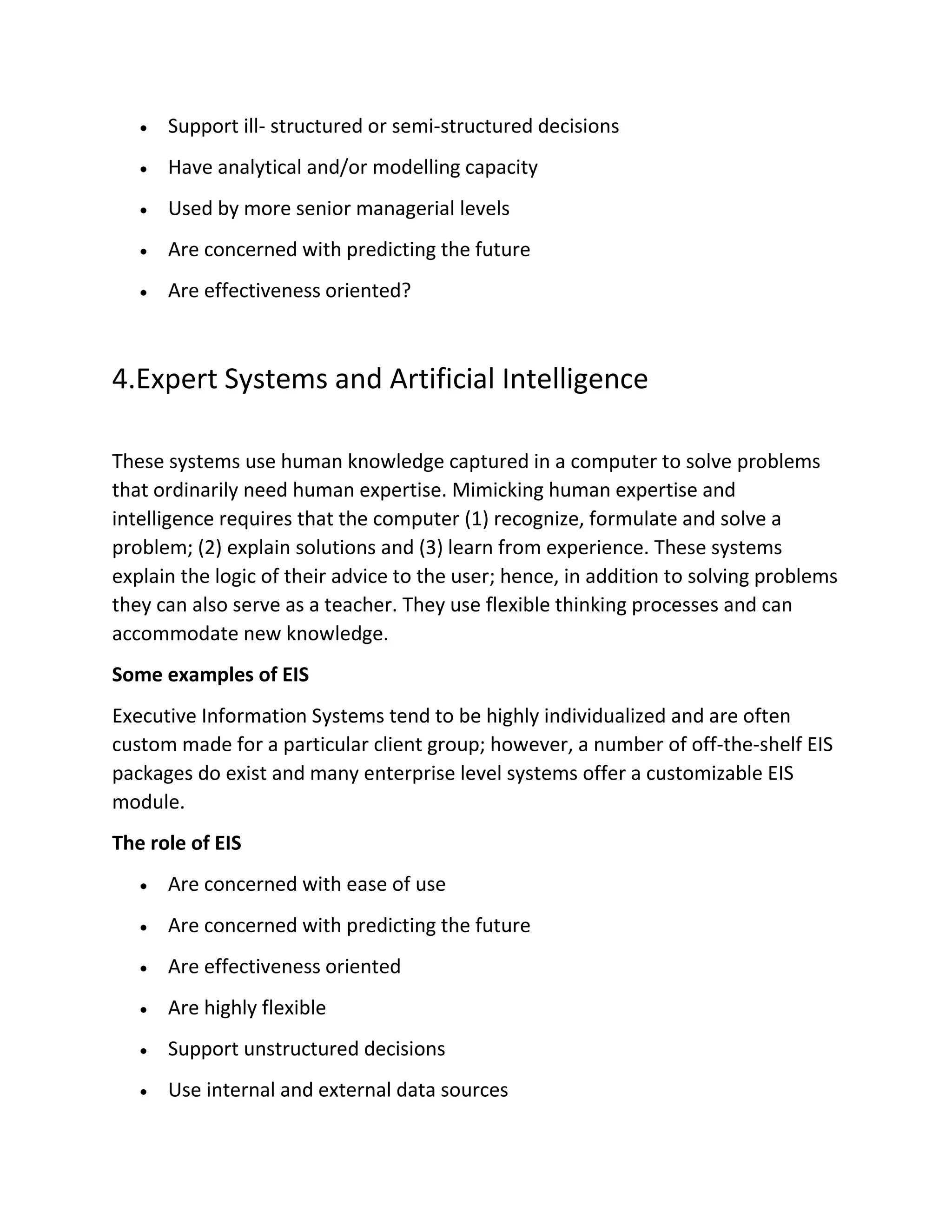Mis assignment types of management information systems | DOCX ...