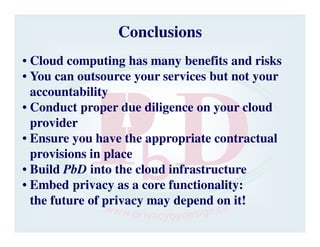 MISA Cloud Workshop_ ipc privacy in the cloud | PPT