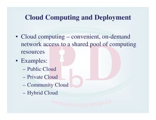 MISA Cloud Workshop_ ipc privacy in the cloud | PPT