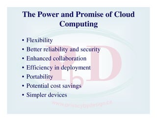 MISA Cloud Workshop_ ipc privacy in the cloud | PPT