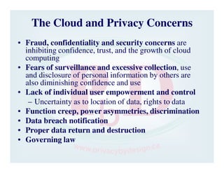 MISA Cloud Workshop_ ipc privacy in the cloud | PPT