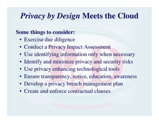 MISA Cloud Workshop_ ipc privacy in the cloud | PPT