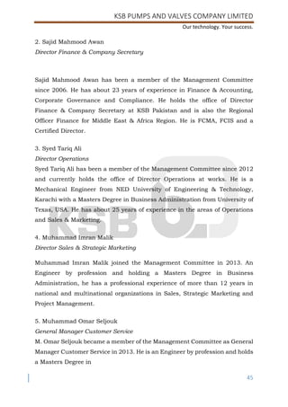KSB INTERNSHIP PROJECT | PDF