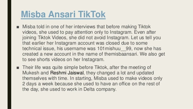 Misba AnsariMishuu Biography, Instagram, TikTok, Income & Unknown Facts ...