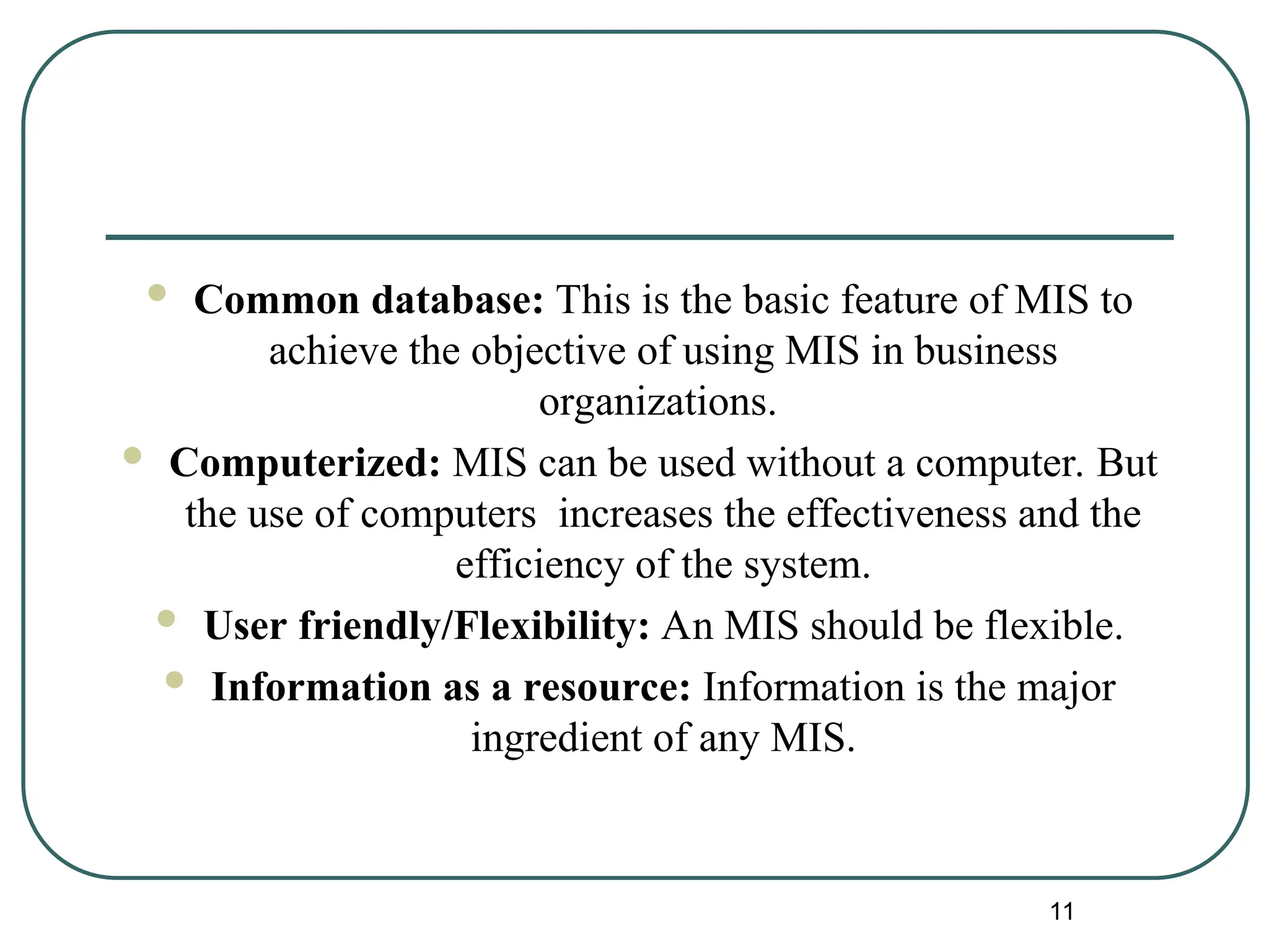 basics of management information system. | PPT