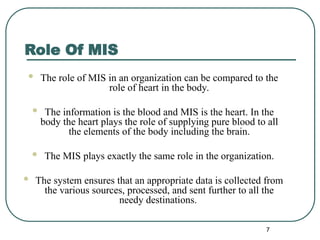 basics of management information system. | PPT