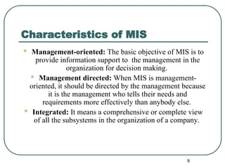 basics of management information system. | PPT