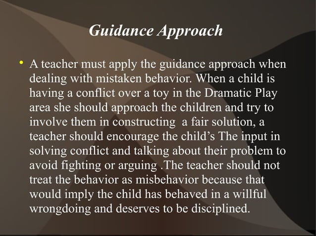 Misbehavior or mistaken behavior | PPT | Daycare and Pre-School | Parenting