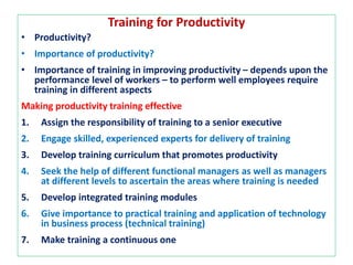 Misc. training | PPTX