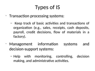 management information system chapter 1 Laudon | PPT
