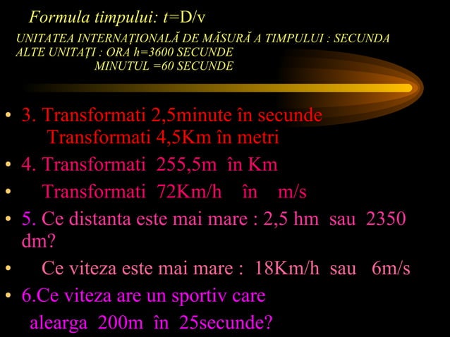 Miscarea Uniforma Si Variata Versiunea 1 2 | PPT