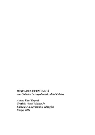 Miscarea ecumenica | PDF